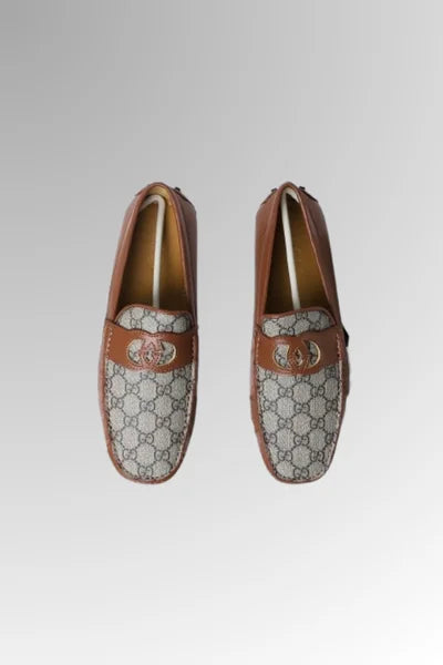 Gucci Interlocking Loafer – Brown Luxury | Shop Now– Swankk.pk